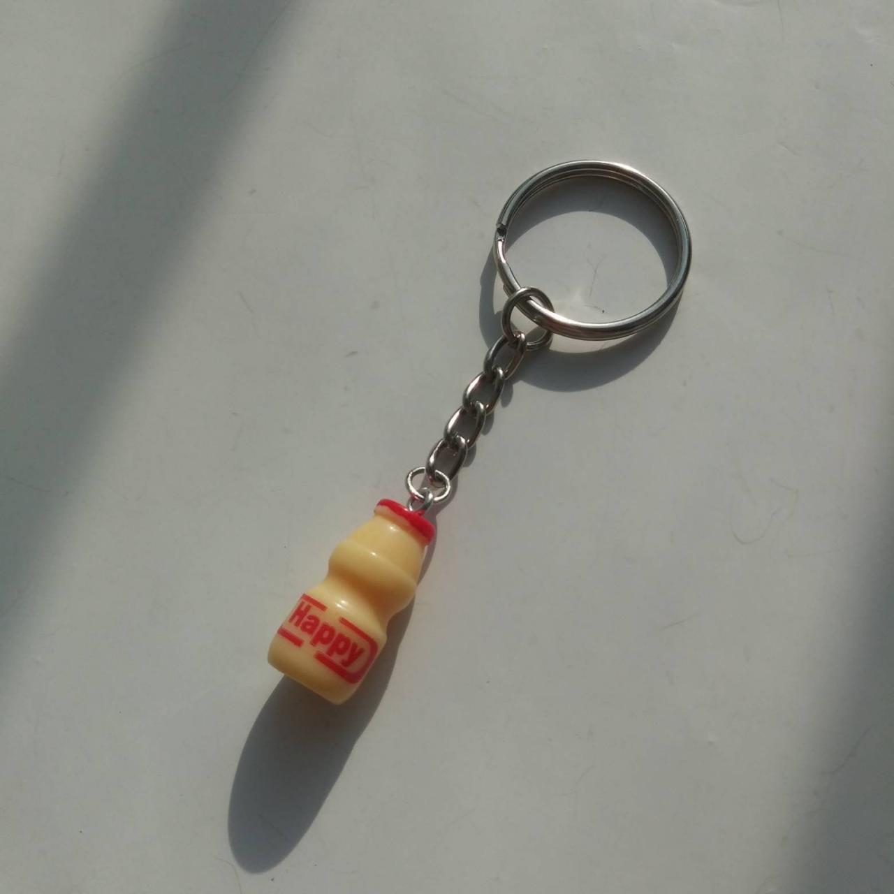 Cute Yakult Bottle Keychain, Funny Keychain, Cute Keychain, Food And ...